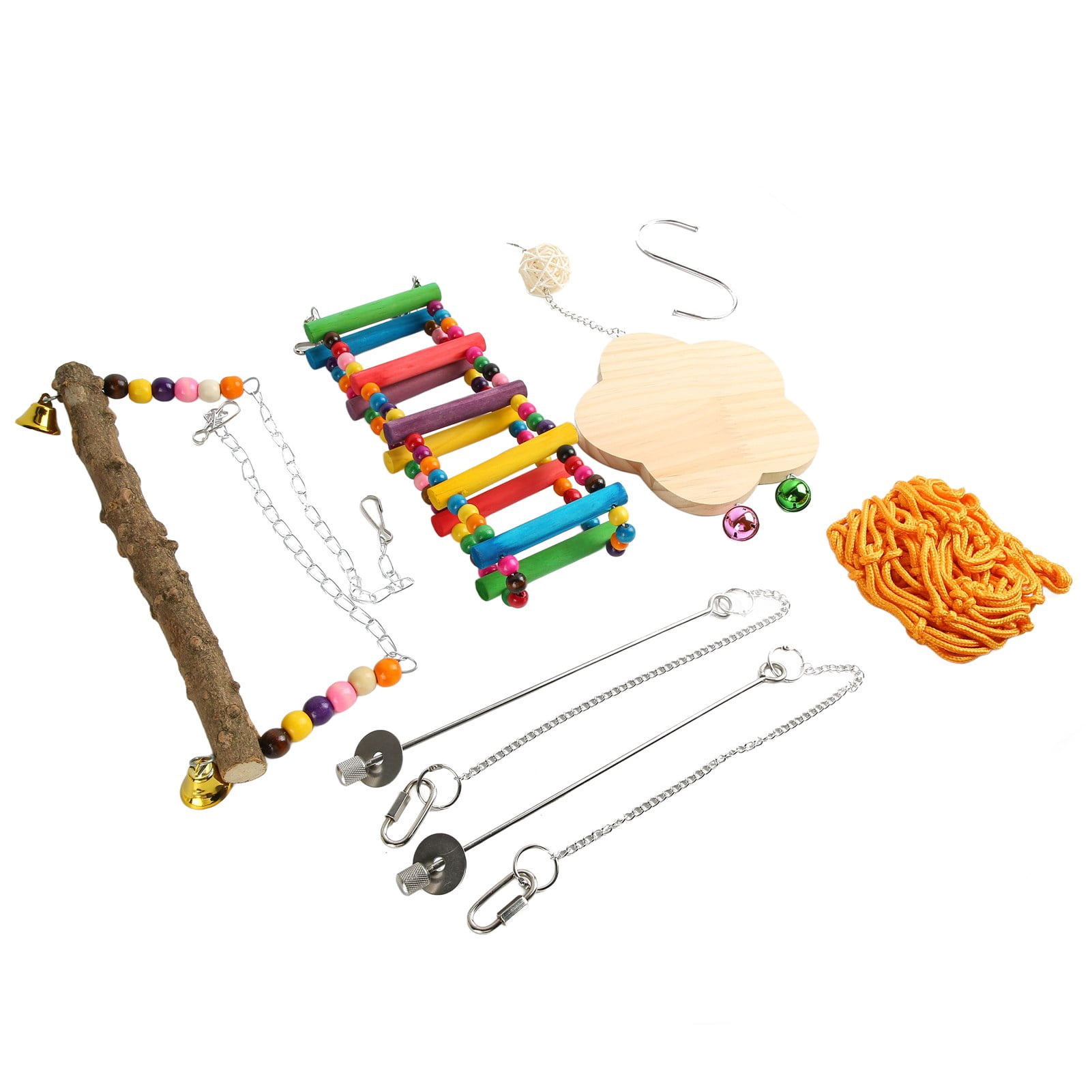 Chicken Mirror Toys, Safe Hand Woven Chicken Swing Toys For Roosters ...