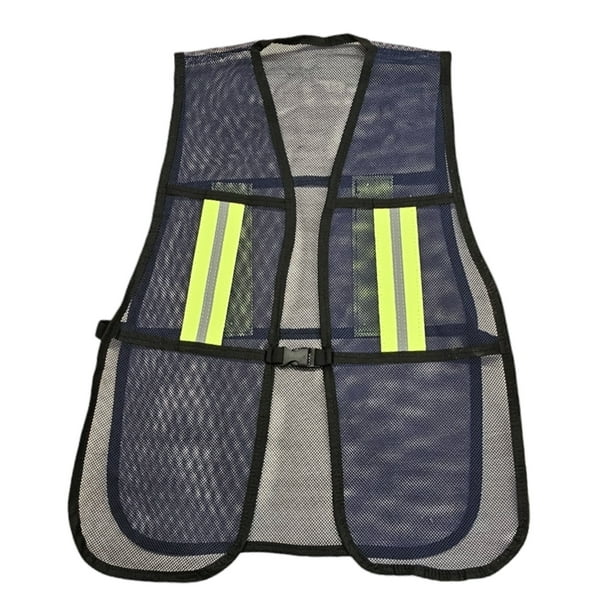 Chaleco de Seguridad Vial de Malla Color Azul Marino | Bodega Aurrera ...