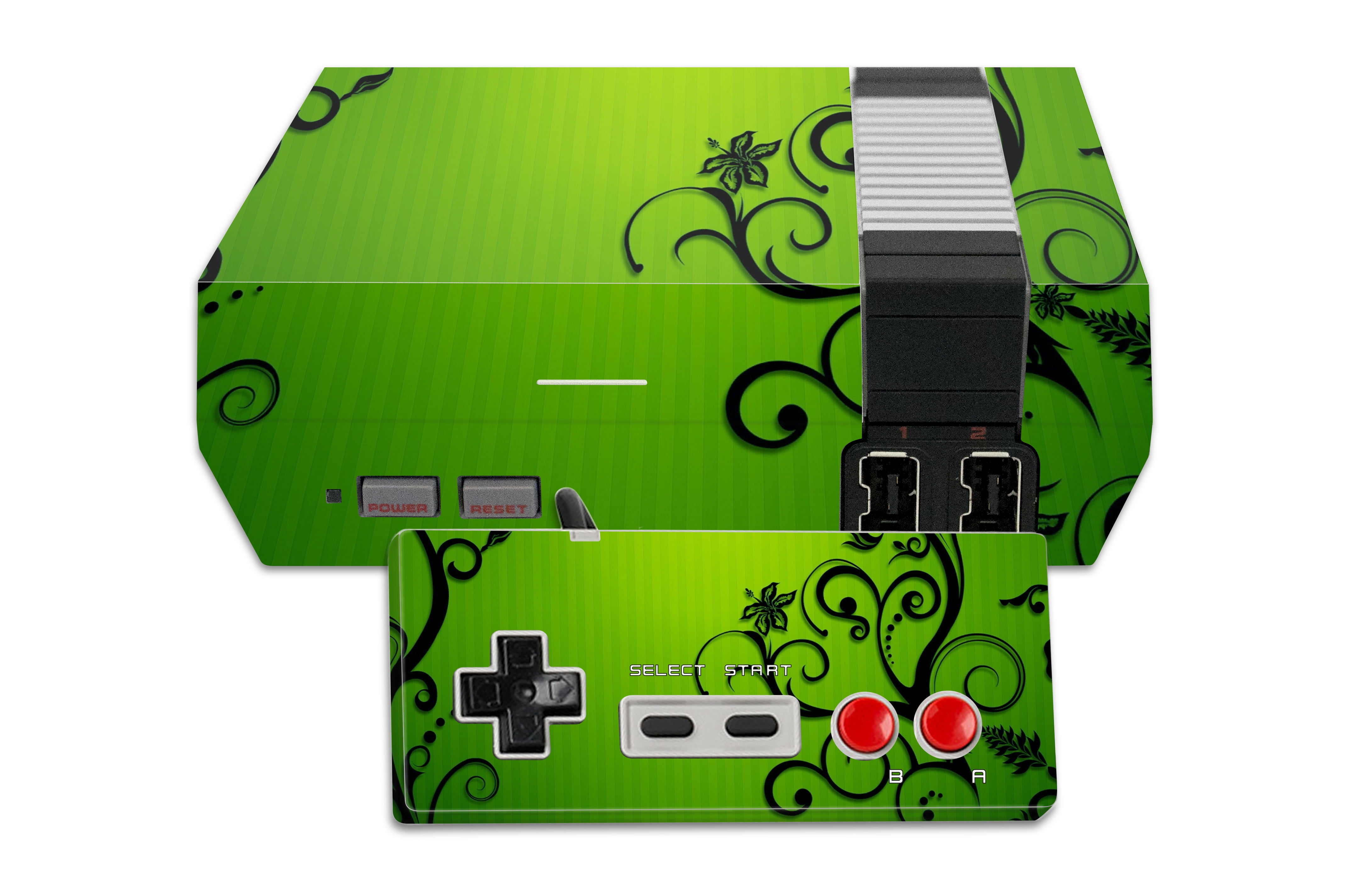 Skin Decal Wrap Compatible With Nintendo NES Classic Edition Floral ...