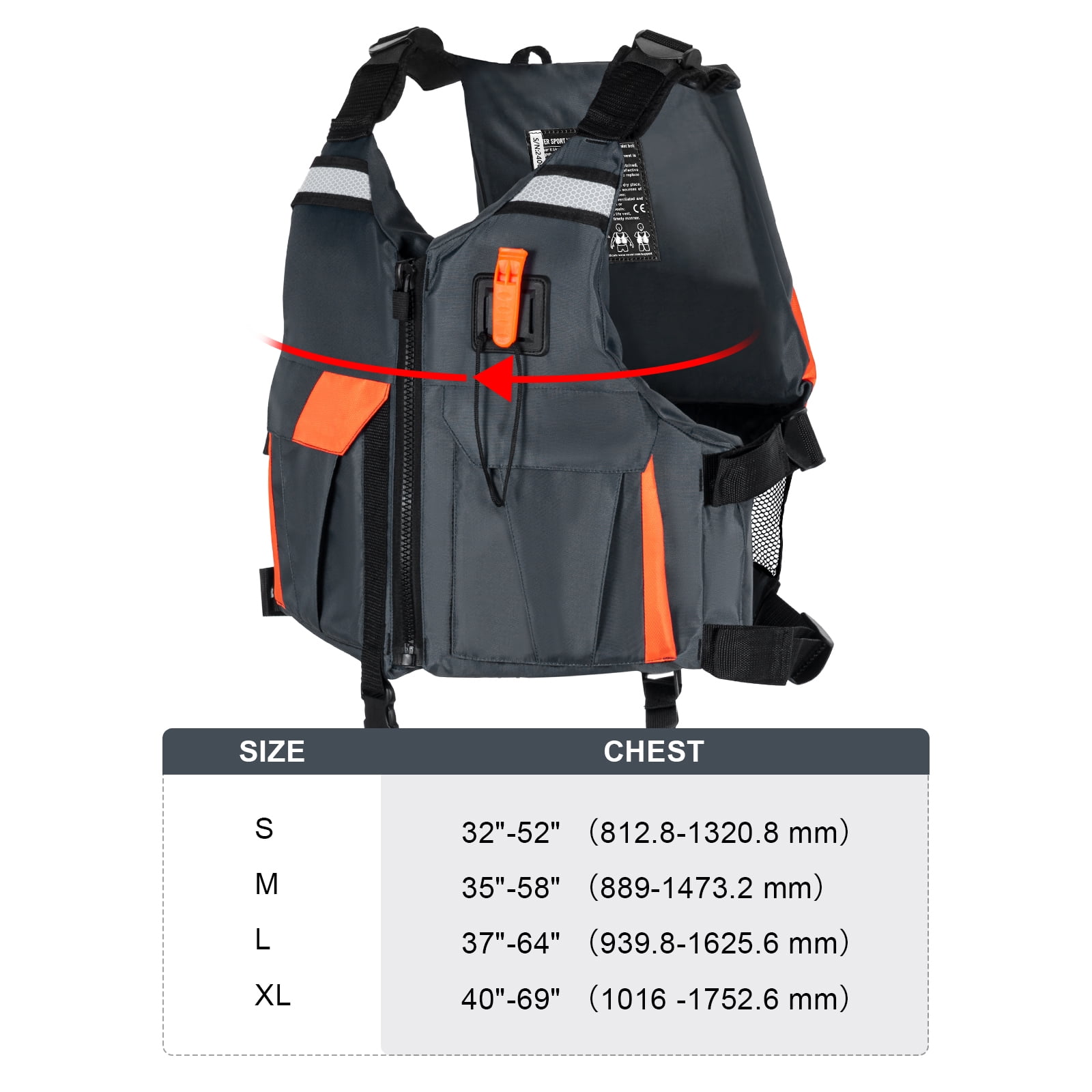KFFKFF Water Sports Safety Vest (PFD), Equipped with Philippines | Ubuy
