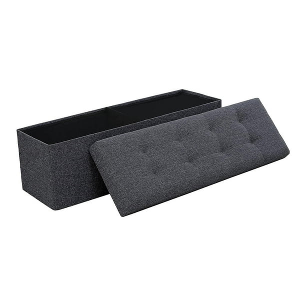 Ottoman Footstool with Lift up Lid and Hidden Storage Spaces Storage ...