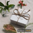 Ceramic Coasters Set of 4 – White Vintage Engraved Flower Design, Non ...