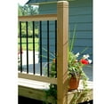 Vista Railing Systems Inc 3 ft. x 6 ft. Traditional Cedar Straight Deck ...