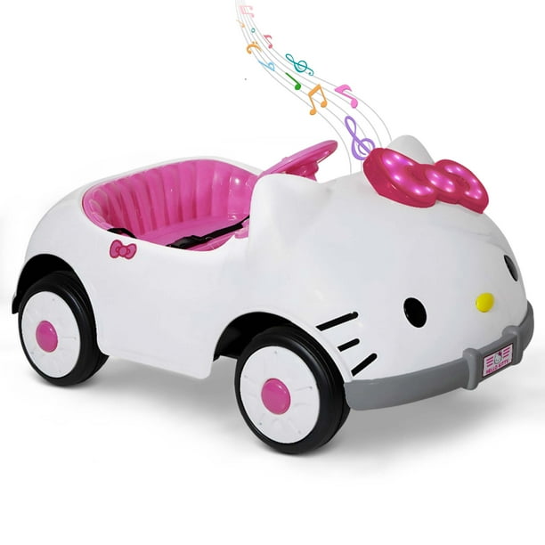 Carrito Montable Eléctrico Hello Kitty con Control Remoto y Bocinas ...