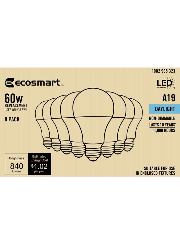 EcoSmart Light Bulbs in Shop Light Bulbs by Brand - Walmart.com