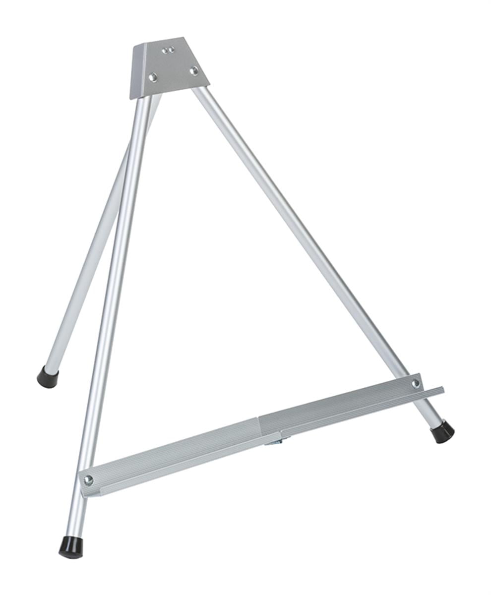 Set of 3 - Tabletop Display Easel, Folding, Portable (Silver Aluminum ...