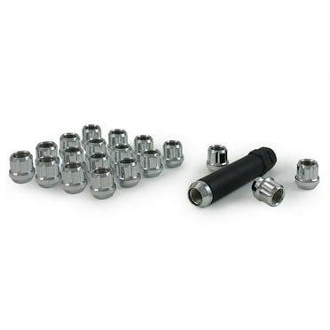 Gorilla Automotive 21681BC Black Chrome Small Diameter Wheel Locks (1/2 ...