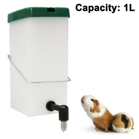 Rabbit Water Bottle Hanging Water Fountain Automatic Dispenser No Leak ...