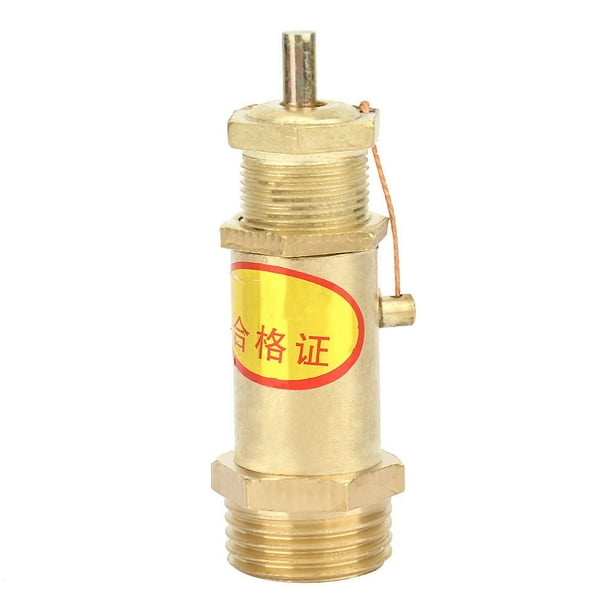 Pressure Release Valve,G1/2 Air Compressor Safety Brass Safety Valve ...