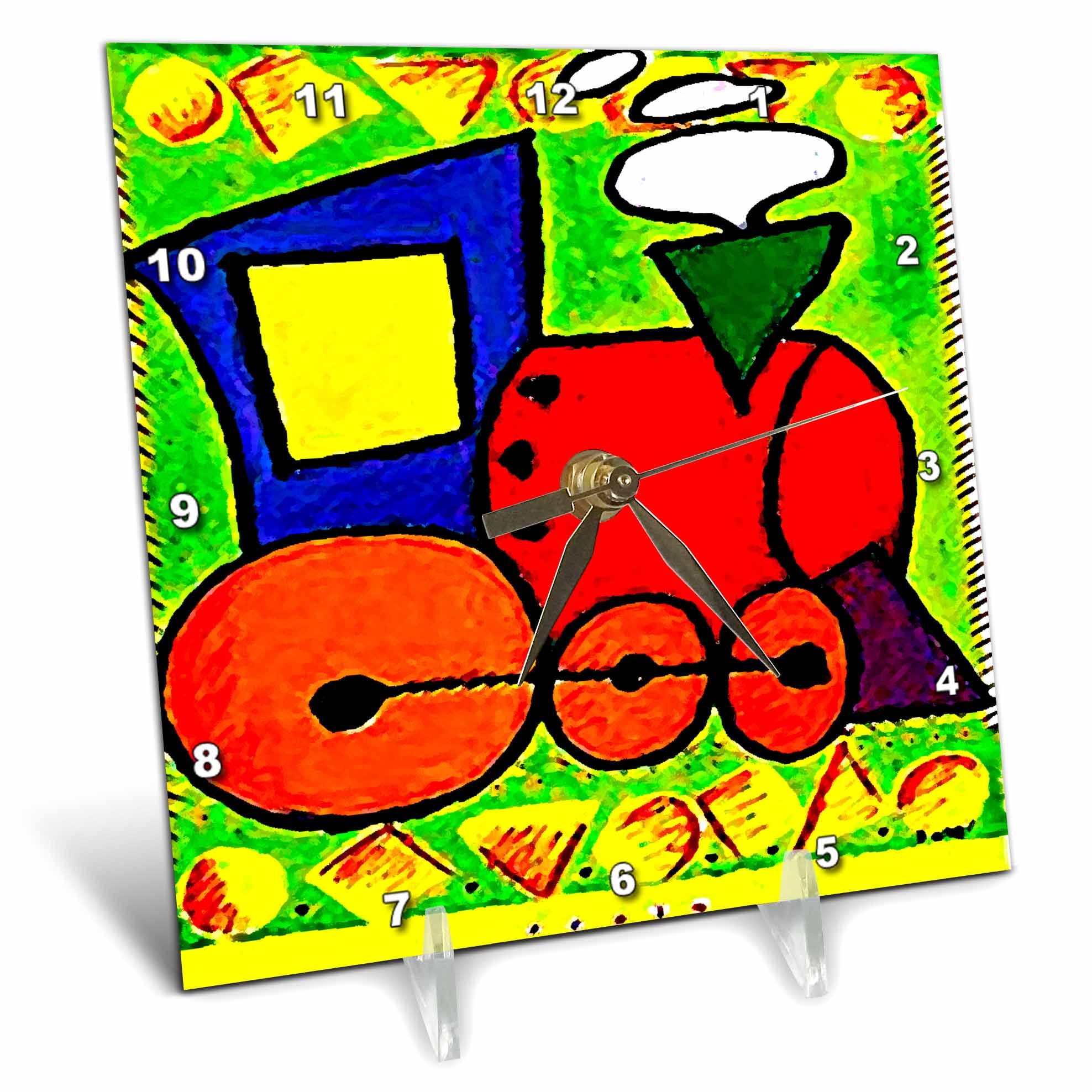 Choo Choo Train 6x6 Desk Clock dc-846-1 - Walmart.com