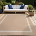 Beverly Rug Indoor/Outdoor Area Rugs, Bordered Patio Porch Garden ...