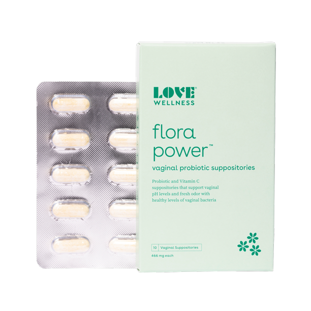 Love Wellness Flora Power Feminine Deodorant Probiotic Suppositories ...