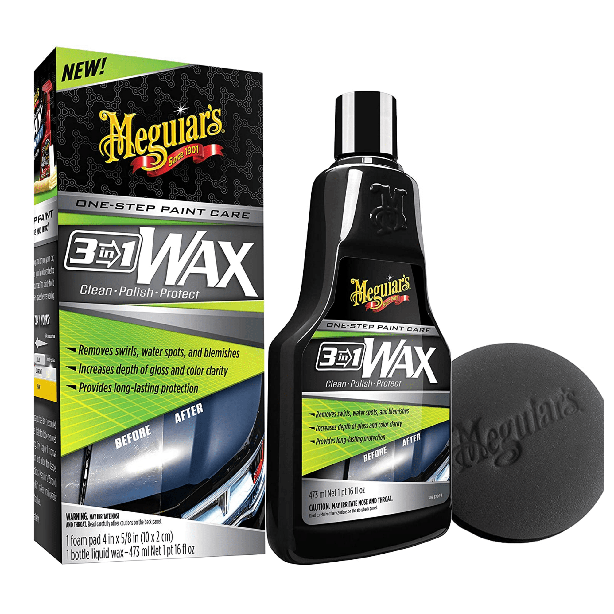 Click here for Meguiars G191016 3 In 1 Wax - 473 Ml 16 Oz prices