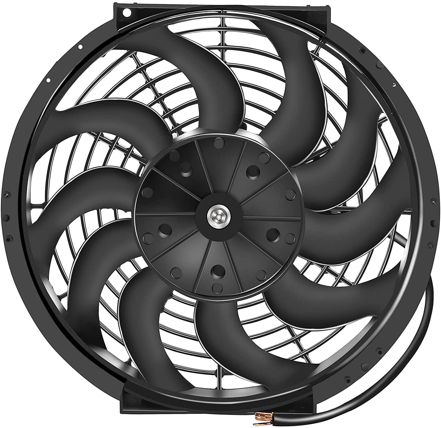 ECCPP 12"inch Universal Slim Push Pull Electric Radiator Cooling Fan ...