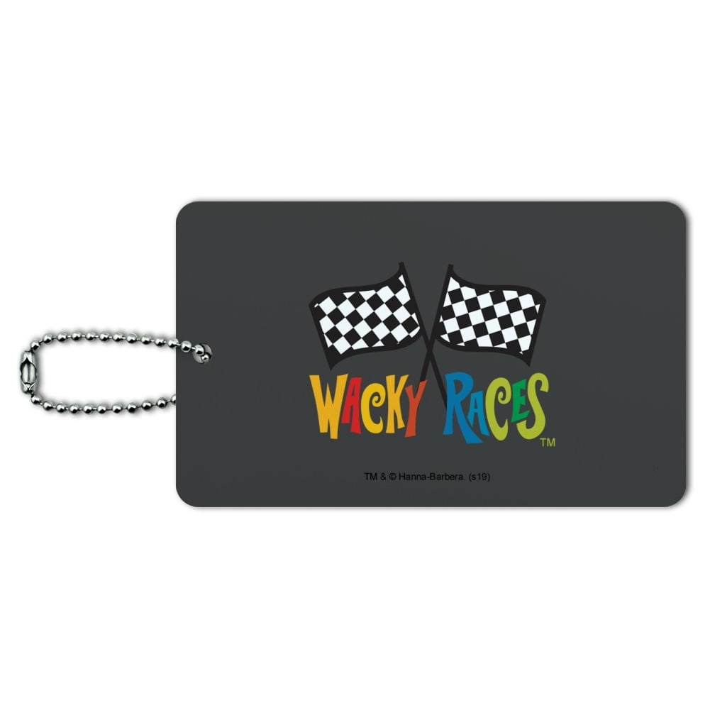 Wacky Races Logo Luggage Card Suitcase Carry-On ID Tag - Walmart.com