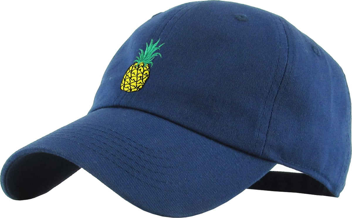 Pineapple Dad Hat Baseball Cap Polo Style Unconstructed Adjustable ...