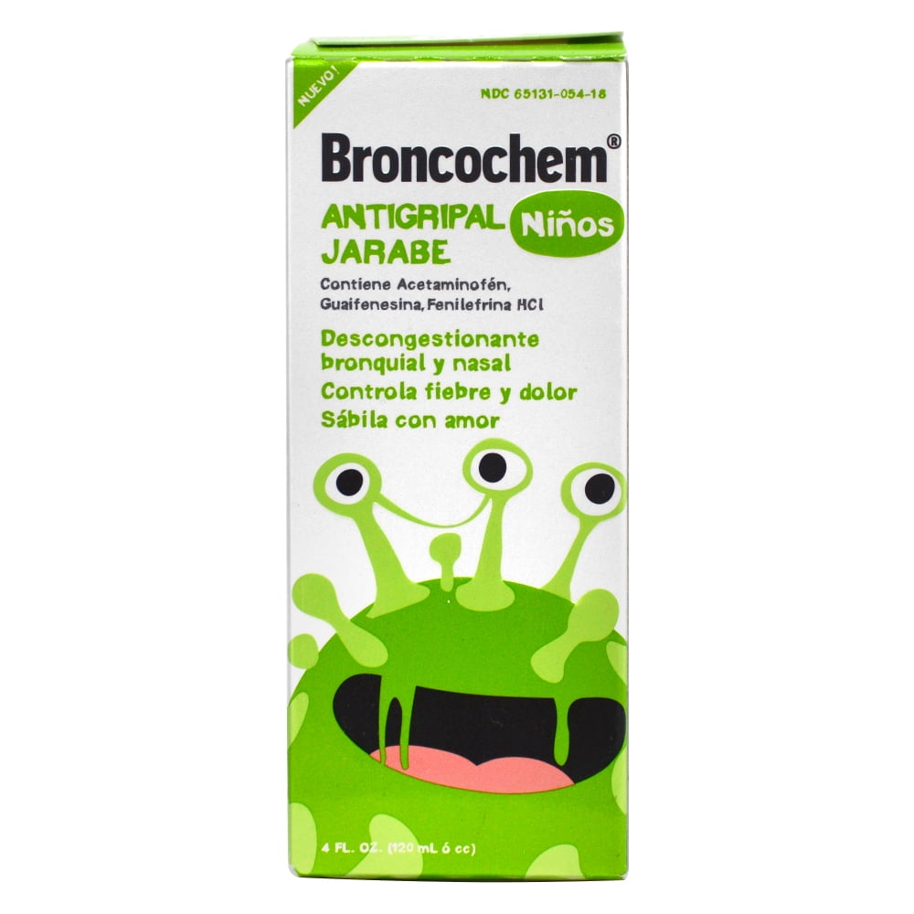 Buy BronCochem Kids Cold & Flu Syrup 4oz Online at Lowest Price in ...