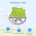 Arlopu Kids Sensory Spinning Chair, Manta-Shaped Sensory Swivel Chair ...