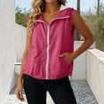 Elegant Hooded Vests For Women Images