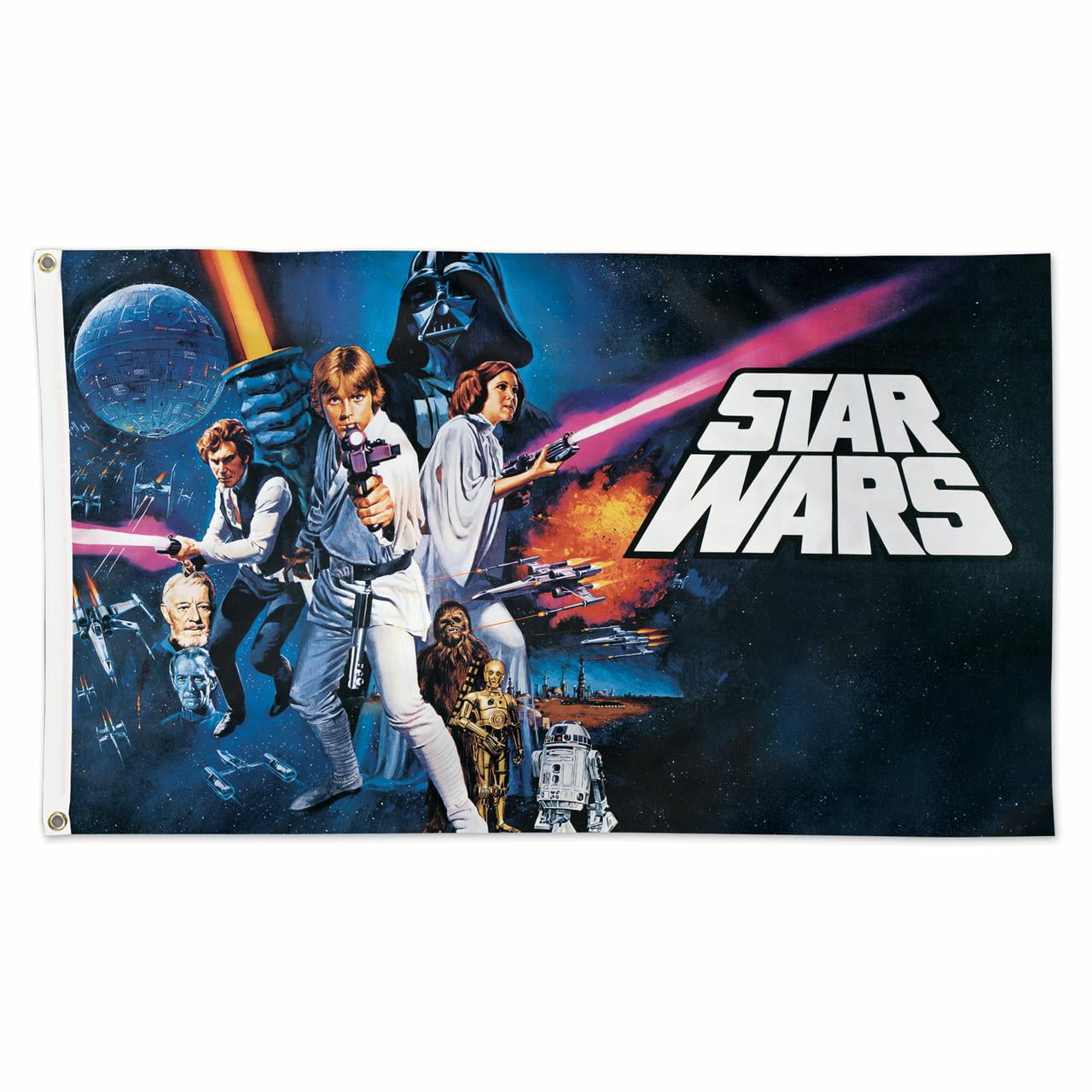 Star Wars Ep4 Flag 3x5 Deluxe Banner by Wincraft 640260 - Walmart.com