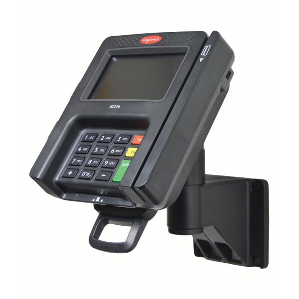 Ingenico ISC 250 7" Lockable Wall Mount Terminal Stand - Walmart.com