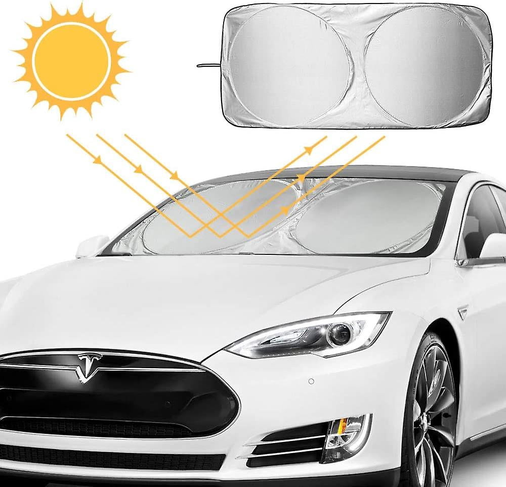 Sombra solar para parabrisas, sombra de sol para coche, visera interior ...