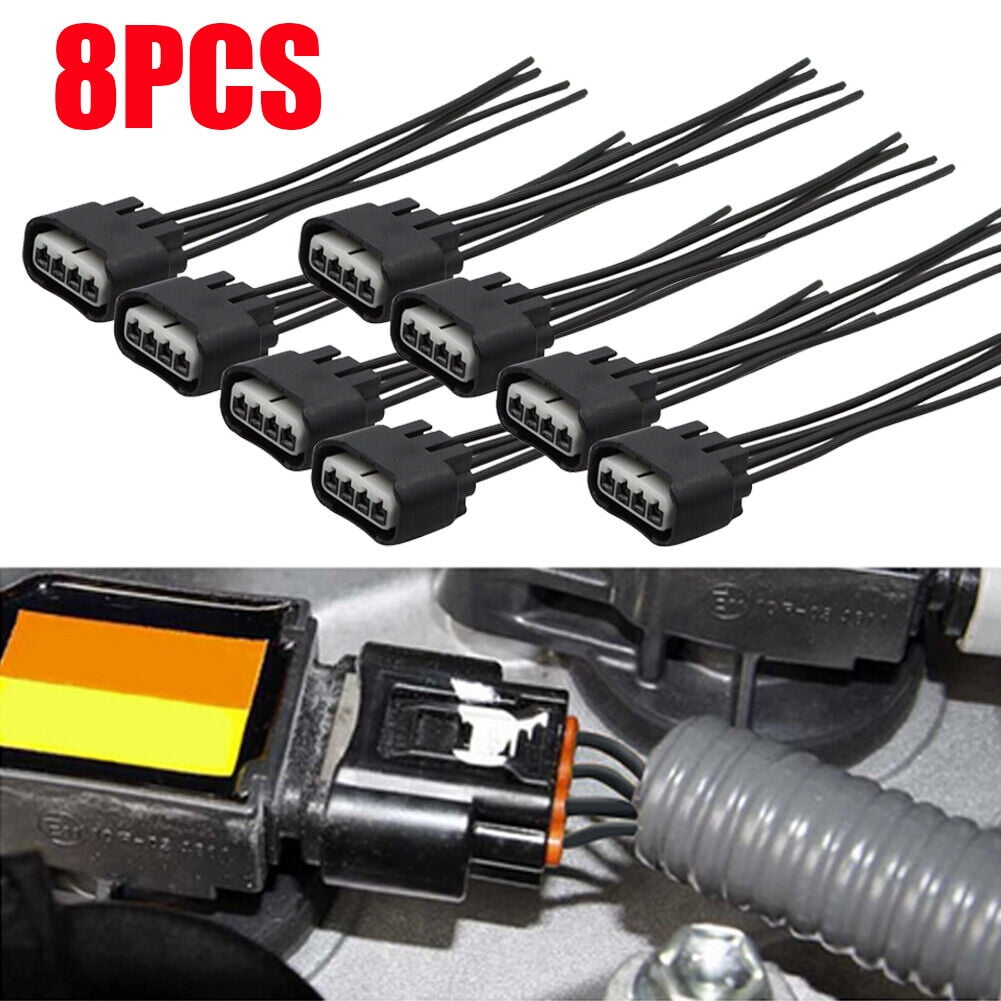 8PCS Ignition Coils Connector Plug Harness for Lexus RX350 Toyota Camry ...