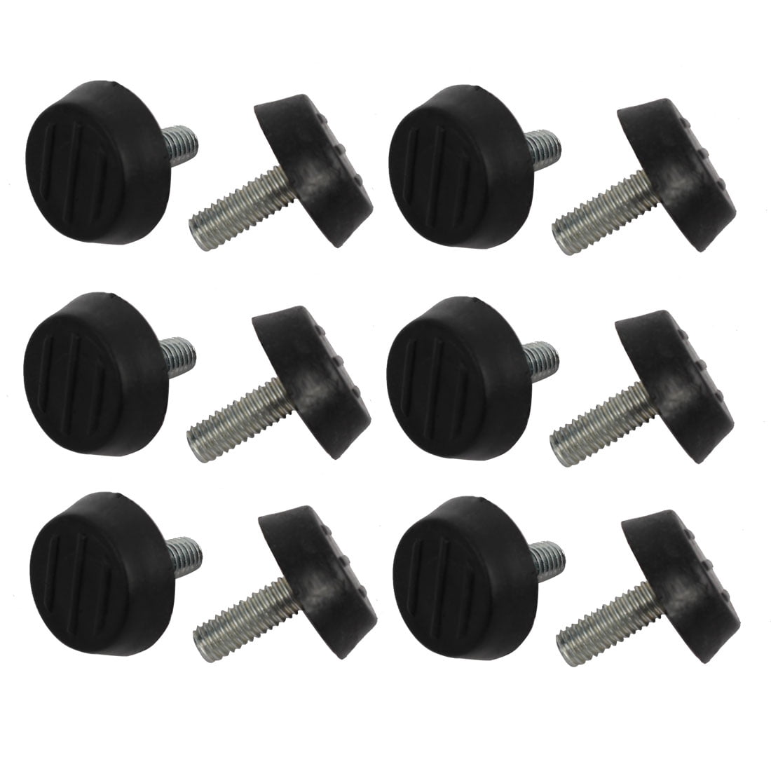 Unique BargainsM6x15mm Screw Mount Plastic Base Furniture Glide ...