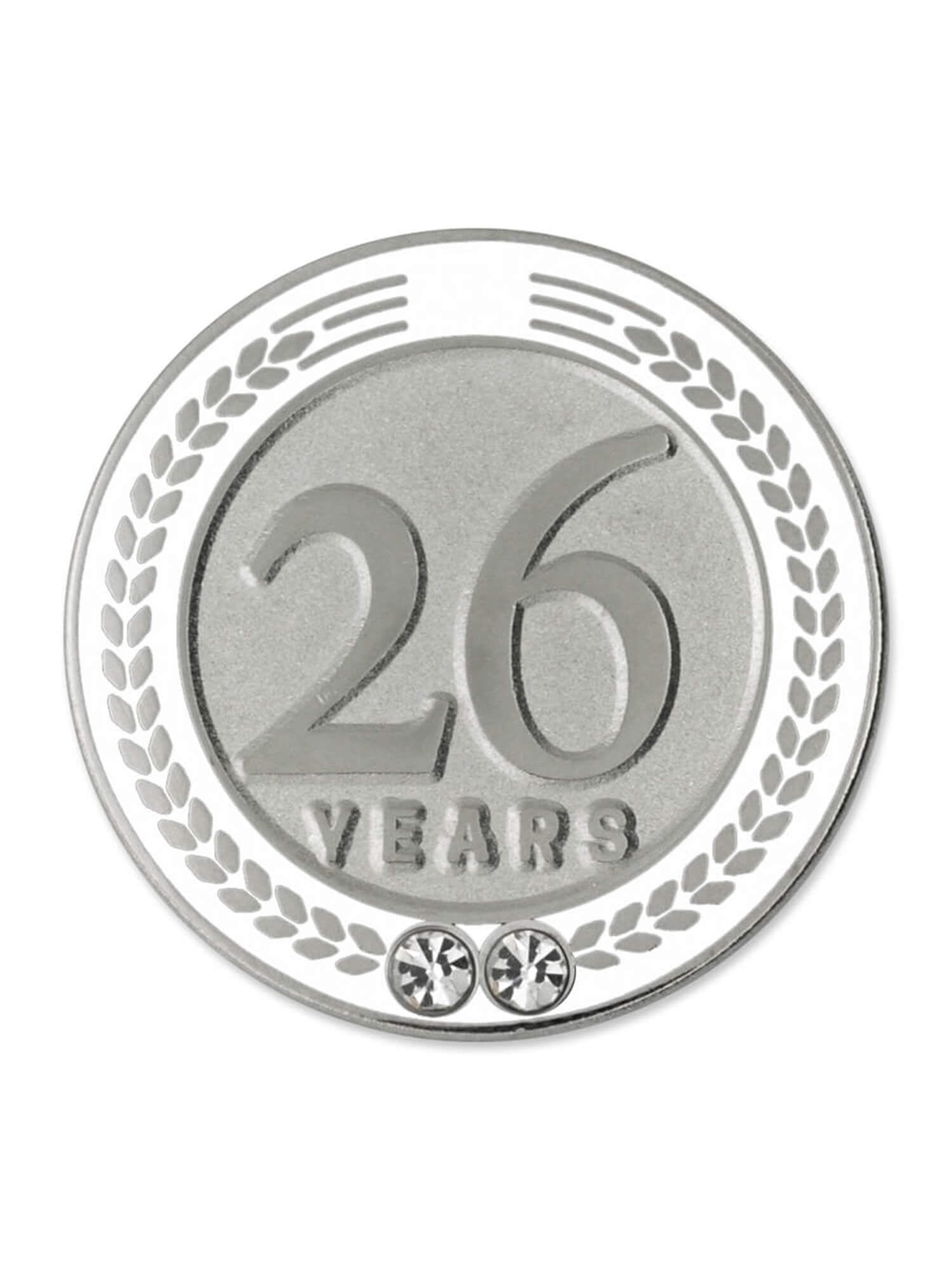 PinMart's 26 Years of Service Award Employee Recognition Gift Lapel Pin ...