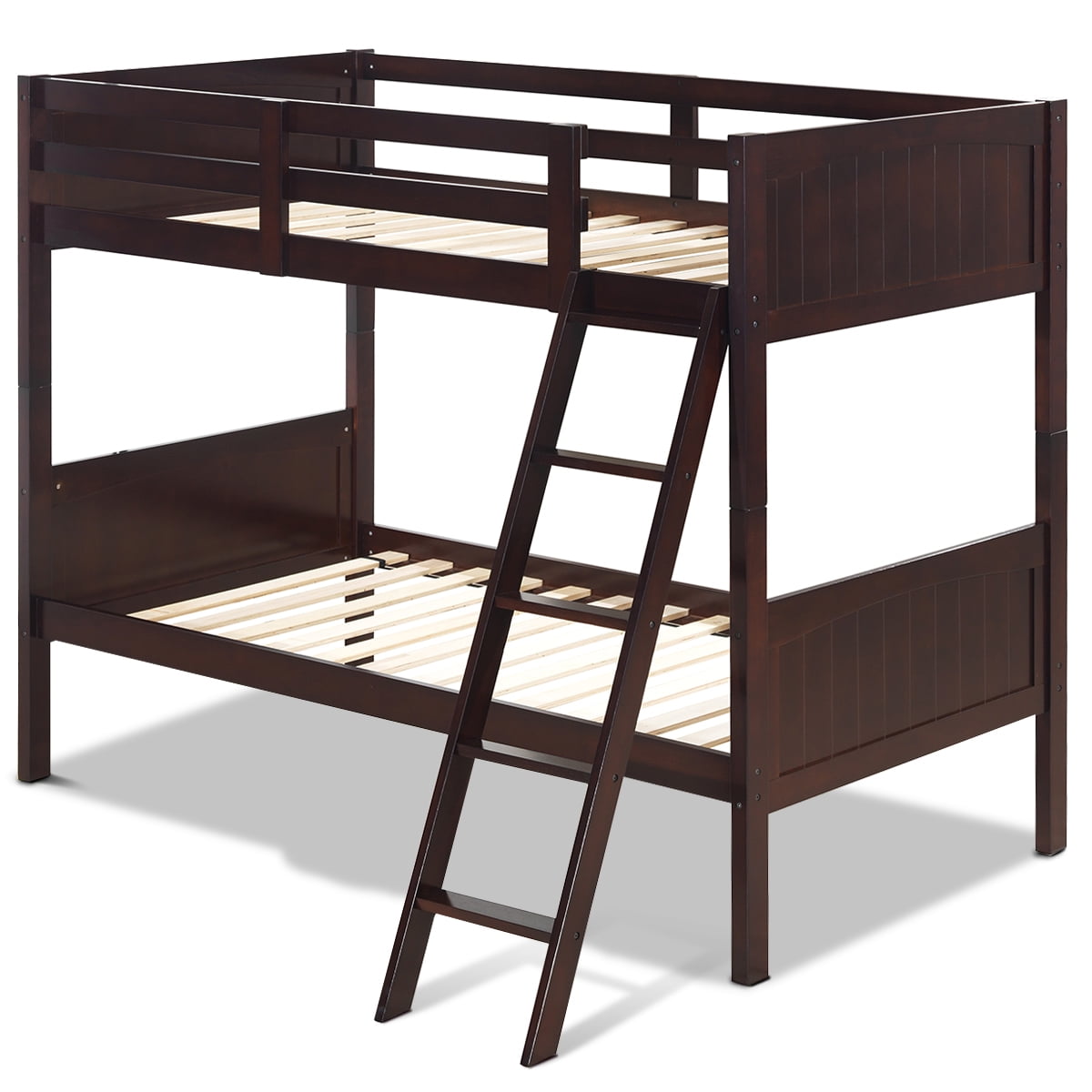 Click here for Patiojoy Twin Over Twin Bunk Beds Convertible 2 In... prices