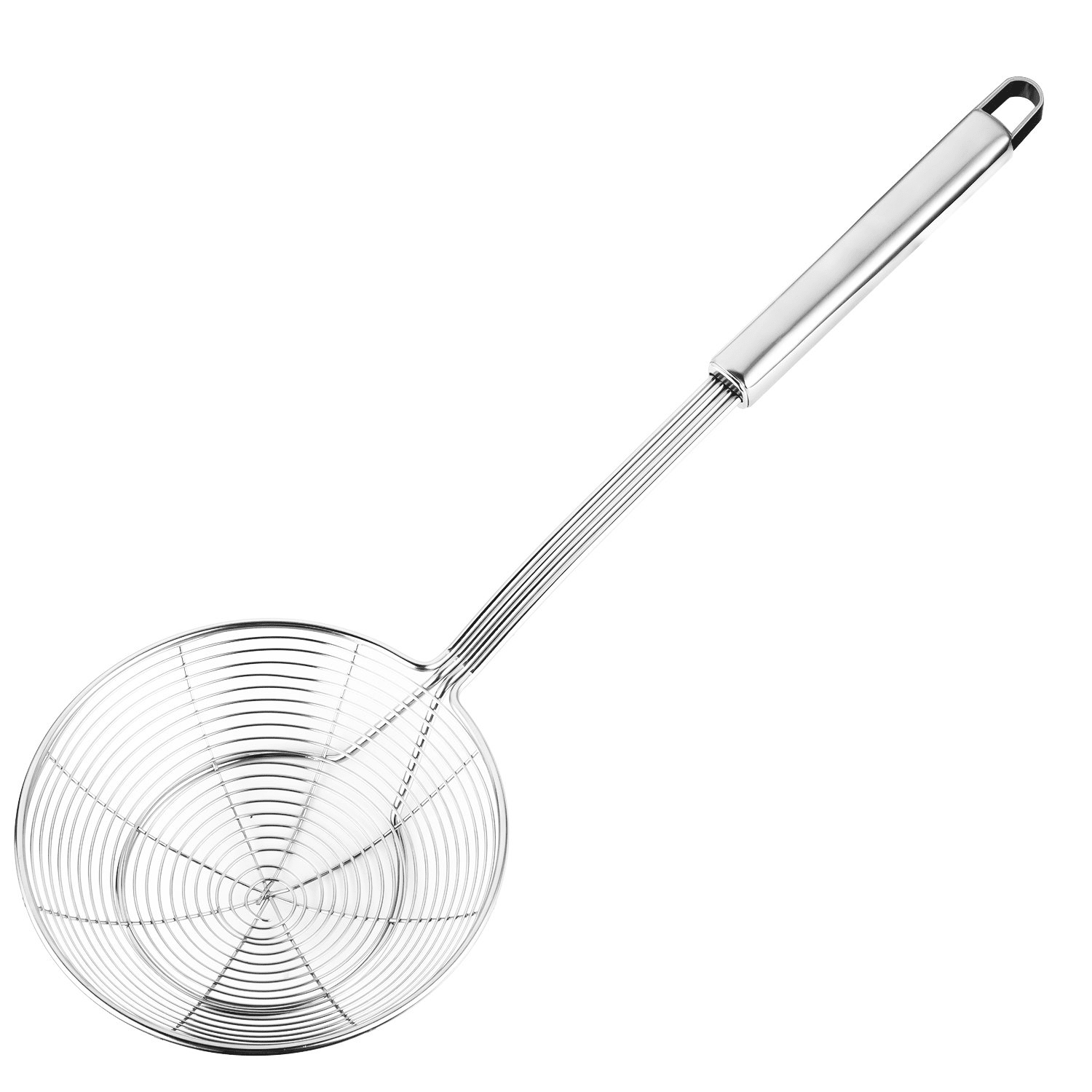 Strainer Skimmer Ladle Stainless Steel, Kitchen Wire Net Spoon with ...