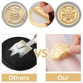 25Sheet Plastic Self Adhesive Gold Foil Embossed Stickers Medal ...