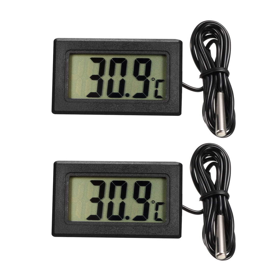 Digital LCD Thermometer Temperature Gauge Aquarium Thermometer with ...