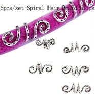 100 Pieces Dreadlocks Metal Hair Cuffs Hair Braiding Beads Filigree ...
