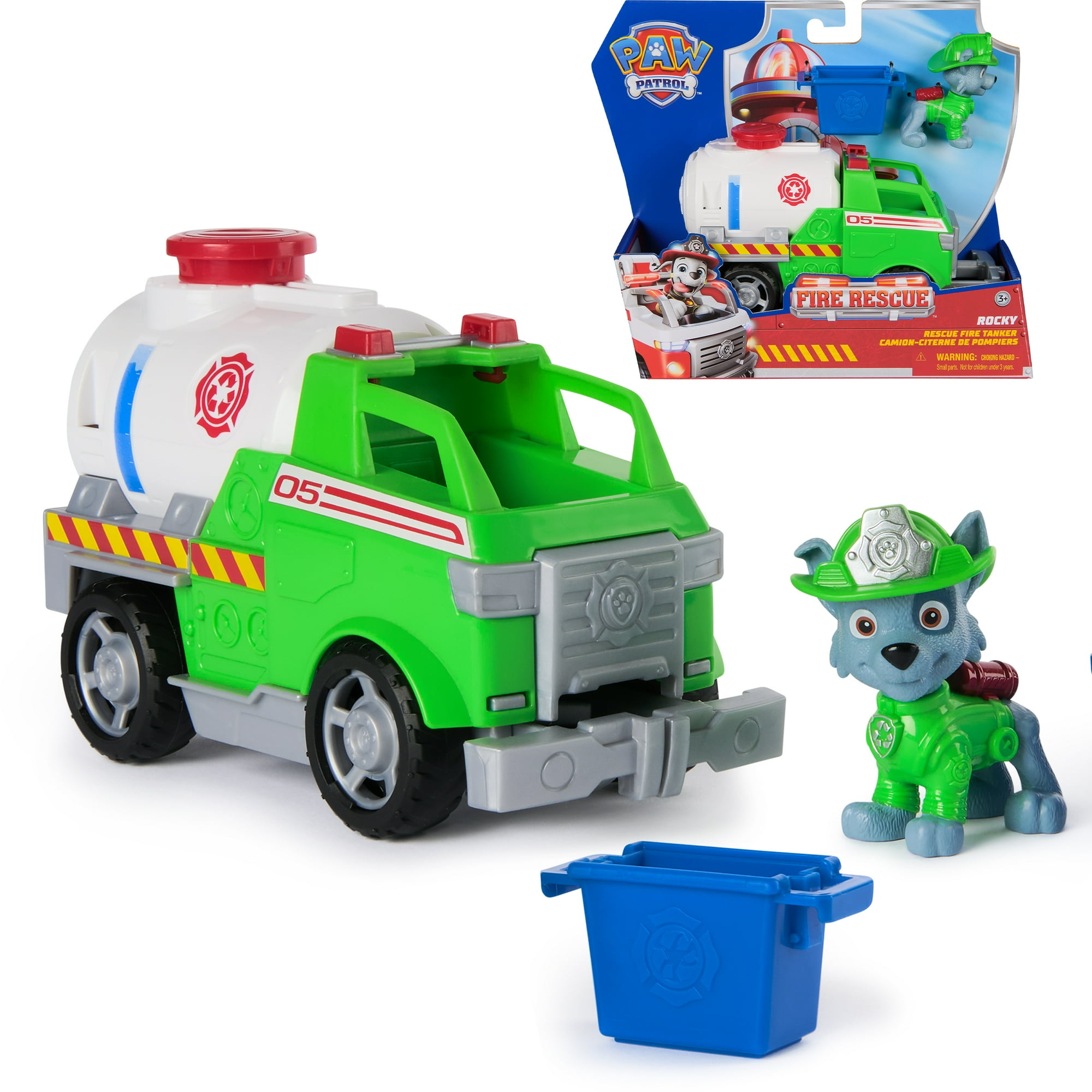 Click here for Paw Patrol Fire Rescue: Rocky Rescue Fire Tanker W... prices