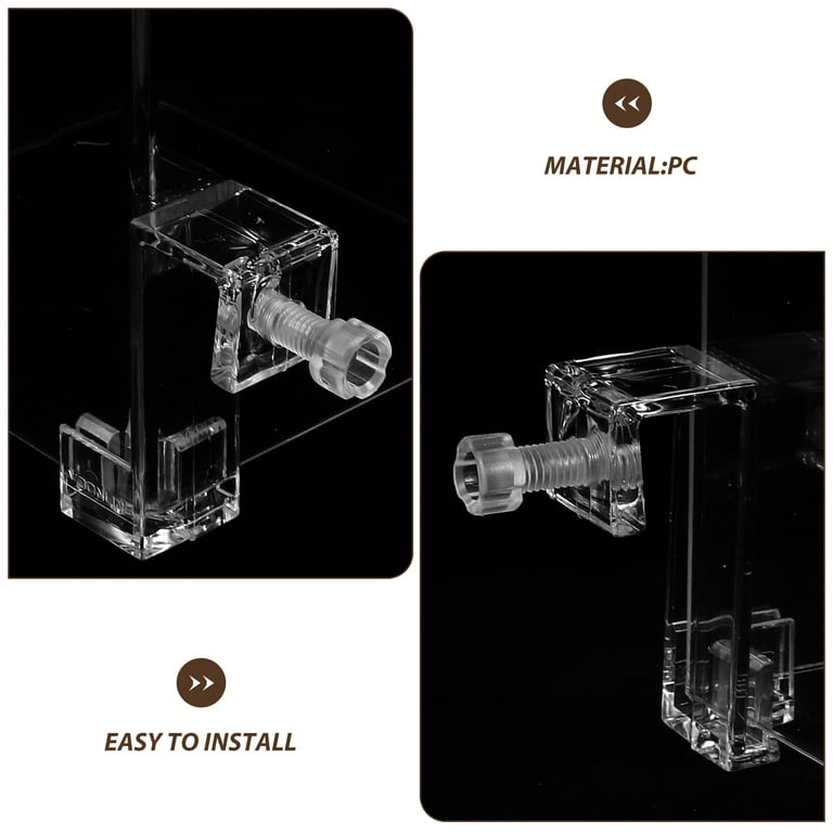 Beta Fish Aquariums 3-Pack Clear Acrylic Negative Pressure Aquarium ...
