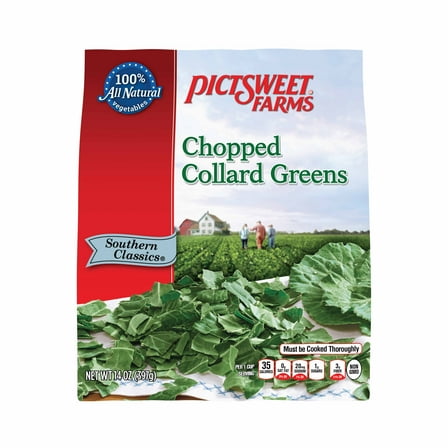 Great Value Frozen Chopped Collard Greens 12 oz Vegetable Food Easy to ...