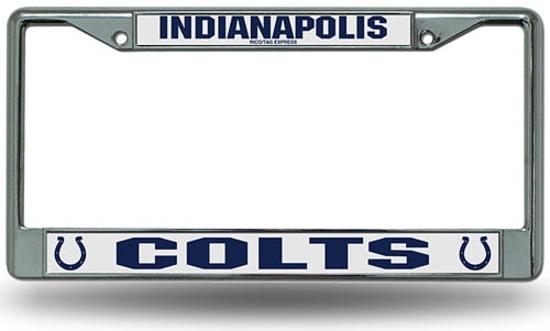 Chrome License Plate Frame - Indianapolis Colts - Walmart.com - Walmart.com