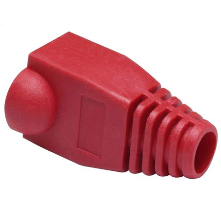 Pack of 100 Red RJ-45 Connectors RJ45 Cat6 Cat5E Jacks Ethernet Network ...