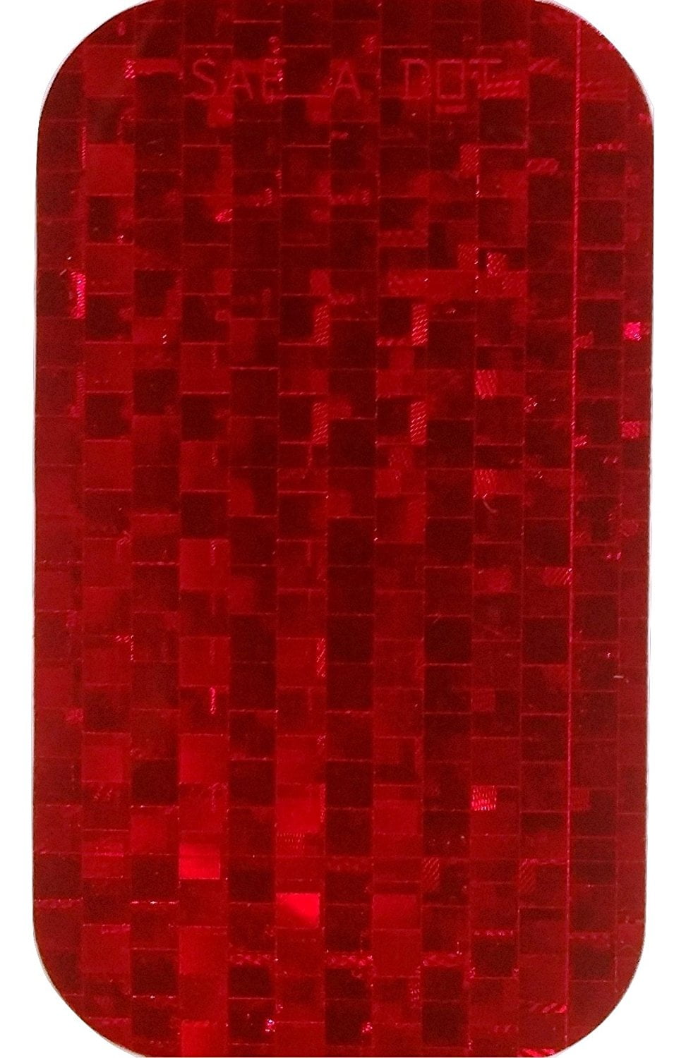 ifloortape DOT-SAE Red 2" x 3.5" High Visibility Reflective Stick On ...