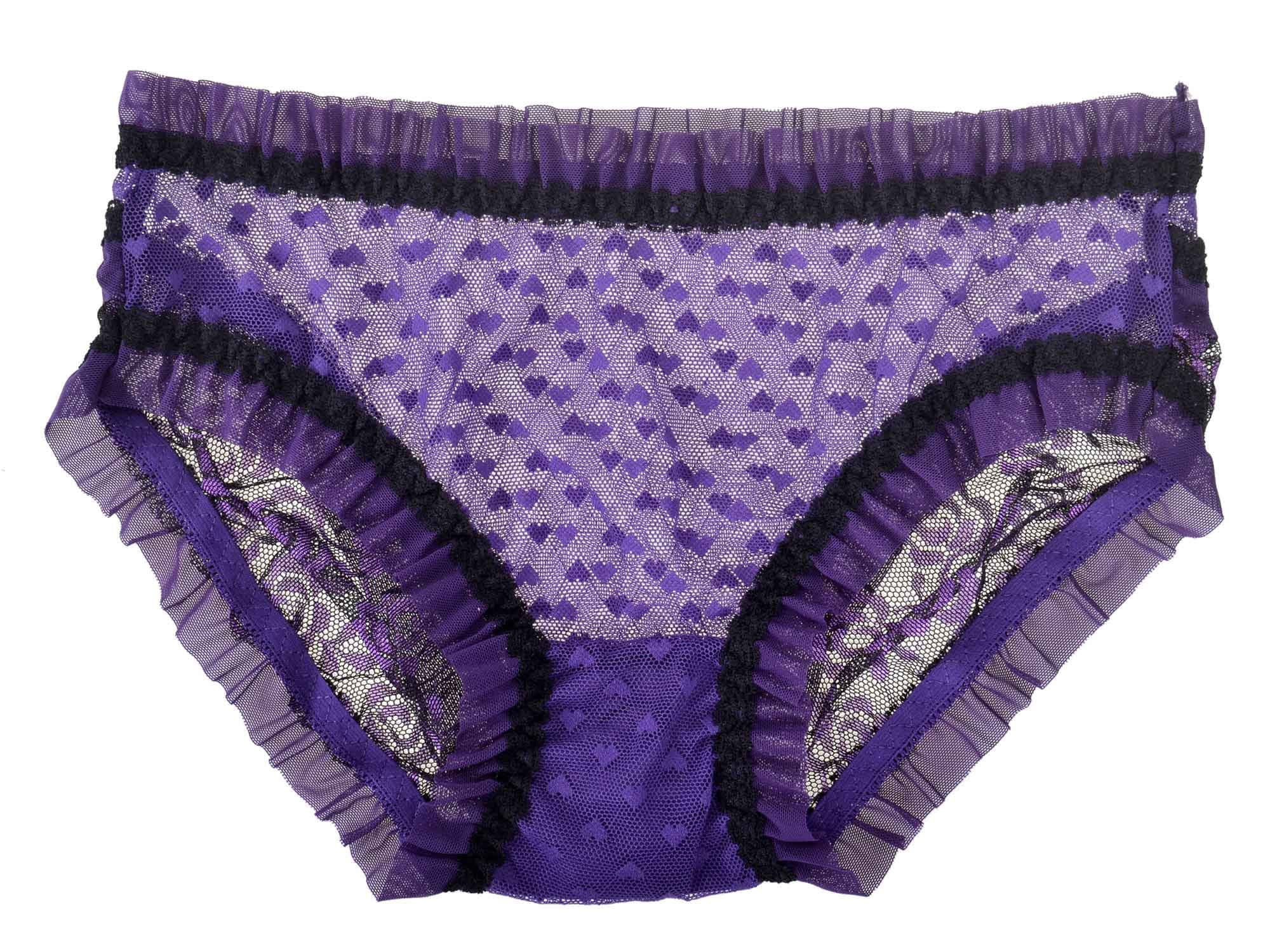 Simplicity Women's Sexy Panties Lace Lingerie Underwear, 7395_Purple ...