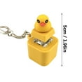 Duckling Quacking Fidgety Toy Duck Keypad Keycap Regulator Button Sound ...