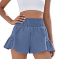 Athletic Shorts for Women High Waisted Running Workout Shorts with ...