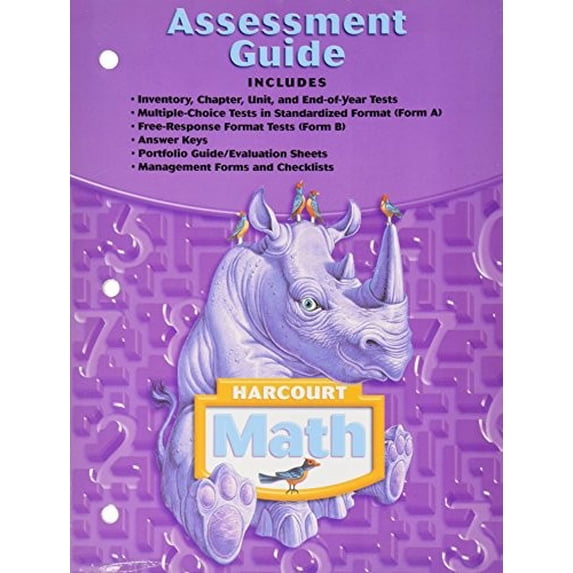 Pre-Owned Harcourt School Publishers Math : Assessment Guide Gr4ourt ...