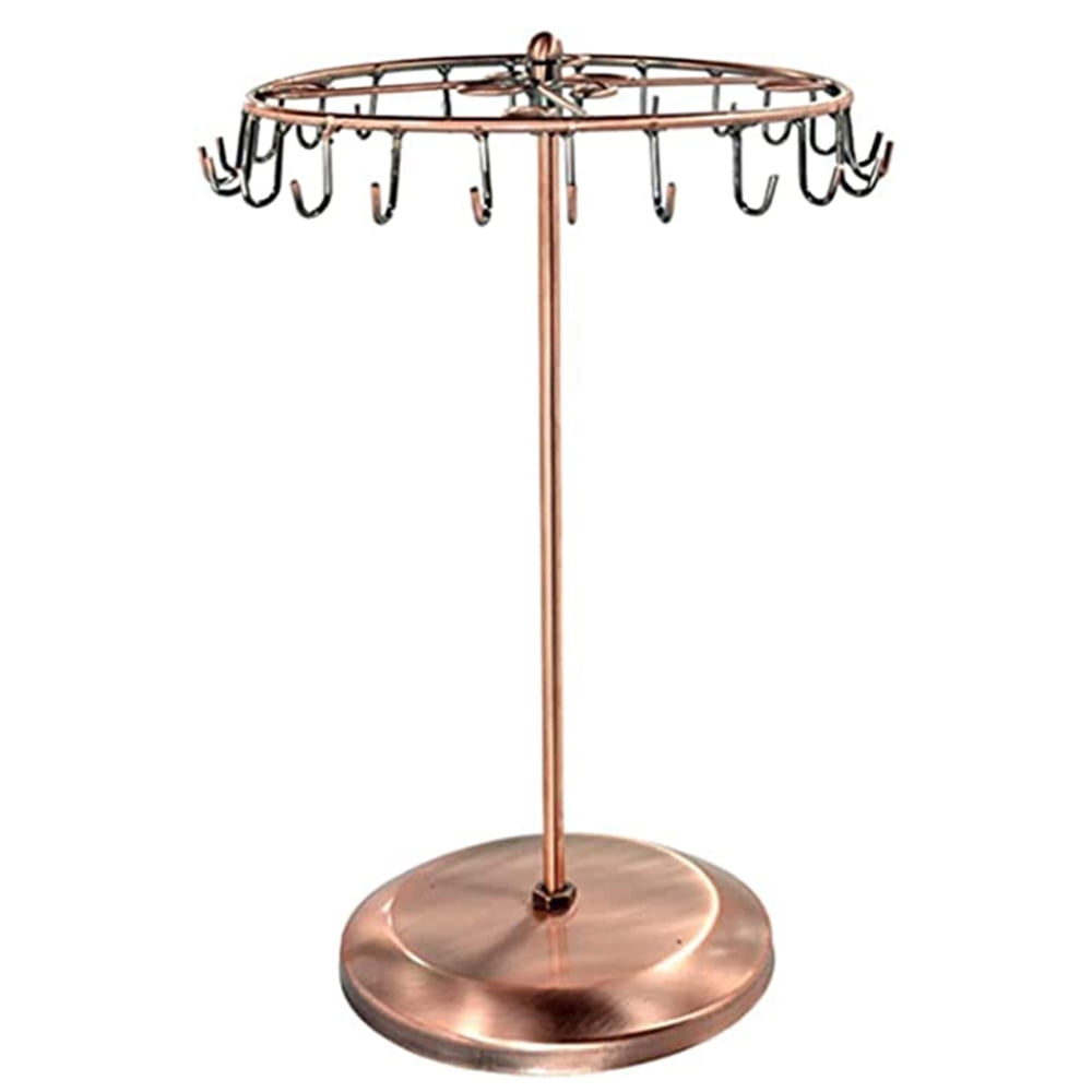 Rotating Jewelry Stand Holder Dresser Earrings Necklace Display for ...