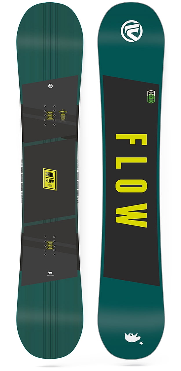 Flow Chill Snowboard Mens 2018 Black Green 154 - Walmart.com