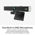 MEE audio 4K Ultra HD Professional Webcam with Wide Angle Lens, 4x ...