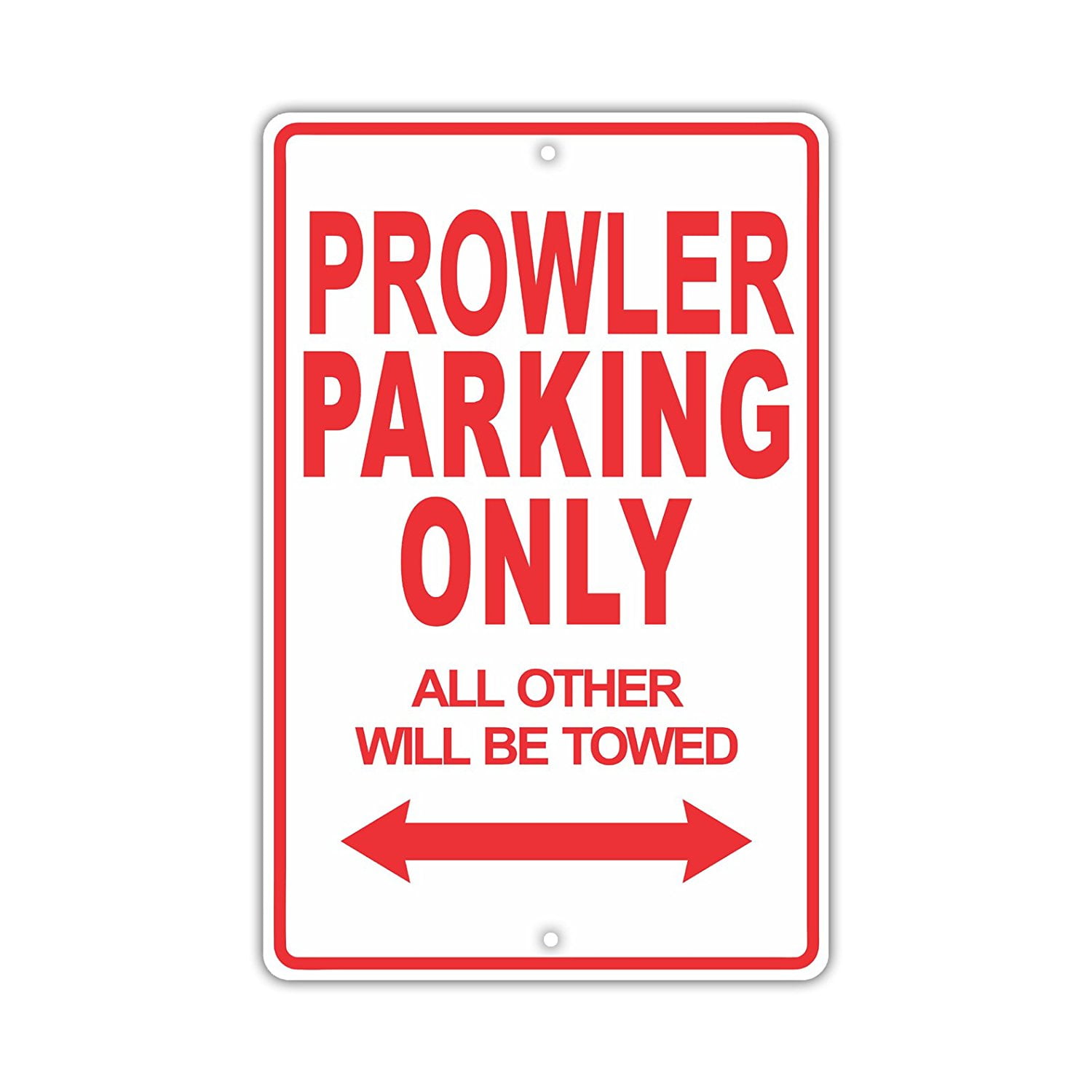 CHRYSLER PROWLER Parking Only All Others Will Be Towed Ridiculous Funny ...