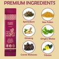 Extra Strength Honey Mix | Honey Packets with Natural Jelly Bee Pollen, Panax Ginseng & Tribulus ...