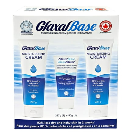 Glaxal Base Moisturizing Cream, 2 x 227g + 50g - Walmart.ca